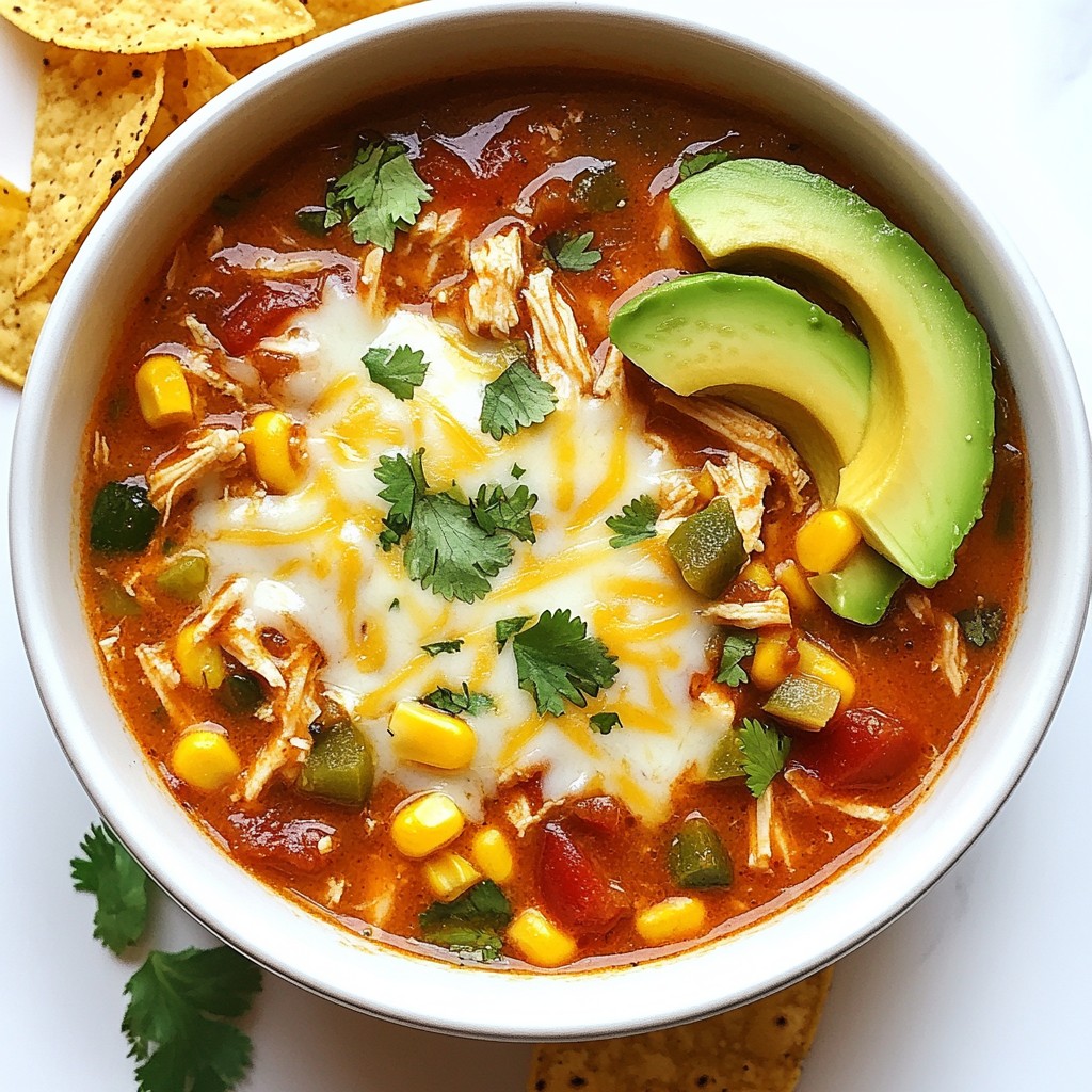 Tortilla Chicken Enchilada Soup Simple and Savory Meal - Recipe Website